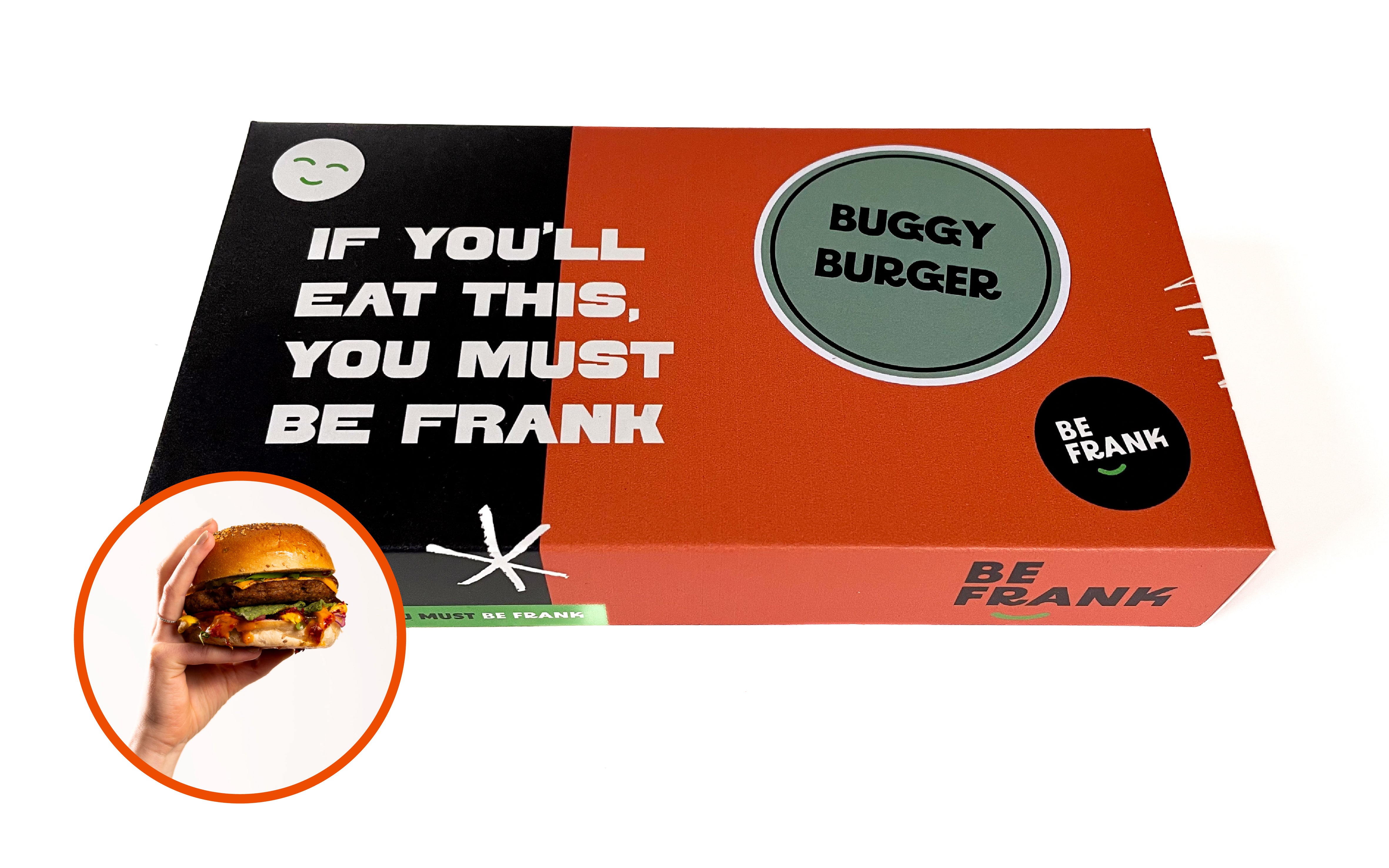 Be Frank burger – Be Frank Foods